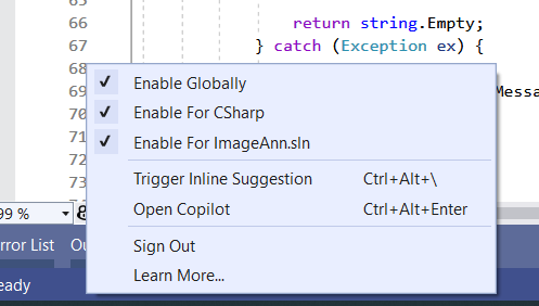 VS2022 - No CodePilot Menu? · community · Discussion #50986 · GitHub