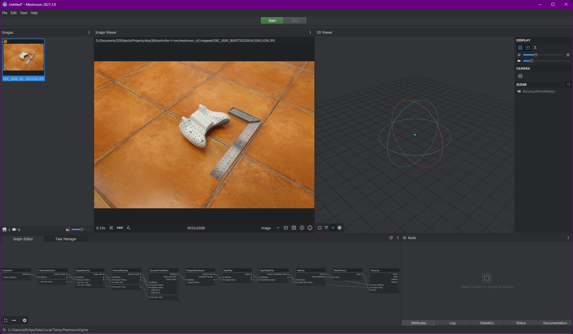 [bug] Can't open jpeg images in Meshroom 2023.1.0 · Issue #2065 · alicevision/Meshroom · GitHub