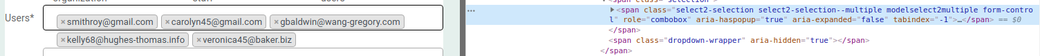 Multi-selection widgets inheriting SelectMultiple vice MultiWidget do not display correctly for ...