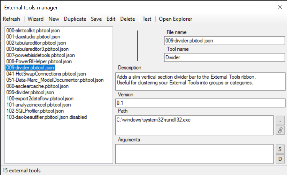 Divider for External Tools ribbon · didierterrien Power-BI-Sidetools ...