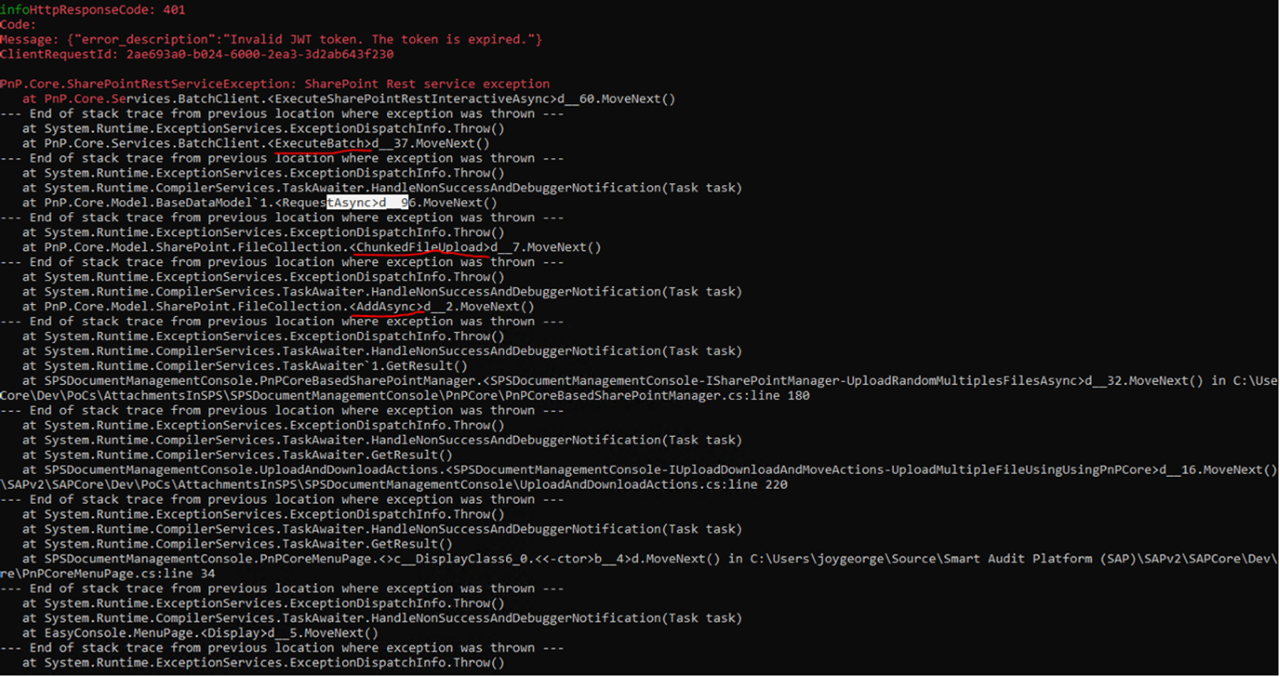 Invalid JWT when upload large file · Issue #845 · pnp/pnpframework · GitHub
