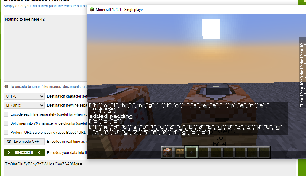 Github Coppertine Base64 Mc Encode Encoding Any String Char Array