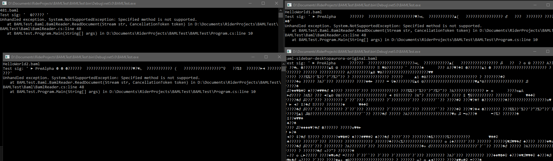 BAML decompilation fails for early (Longhorn-era) BAMLs · Issue #2535 · icsharpcode/ILSpy · GitHub