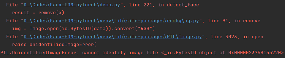 PIL.UnidentifiedImageError: cannot identify image file · Issue #115 · danielgatis/rembg · GitHub