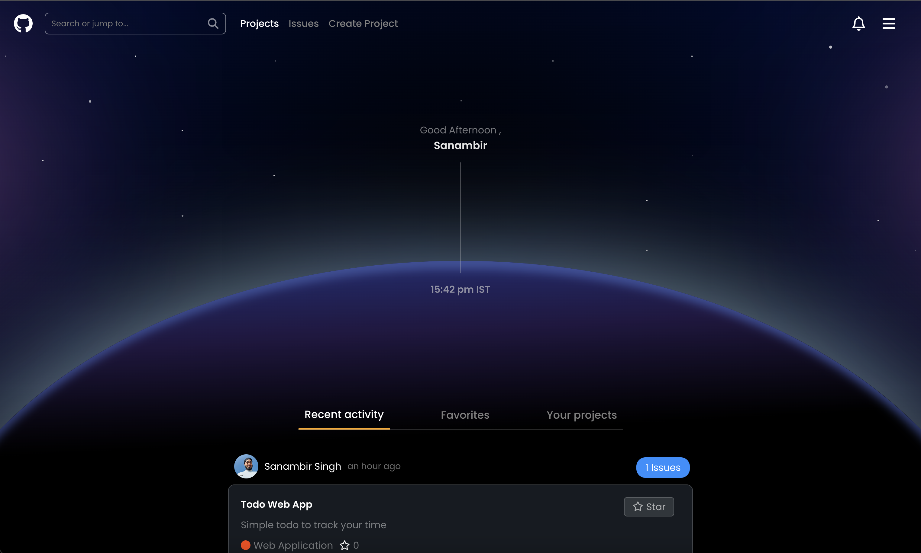 Github Singh233 Issue Tracker App A Web Application To Track Issues Bugs For A Project