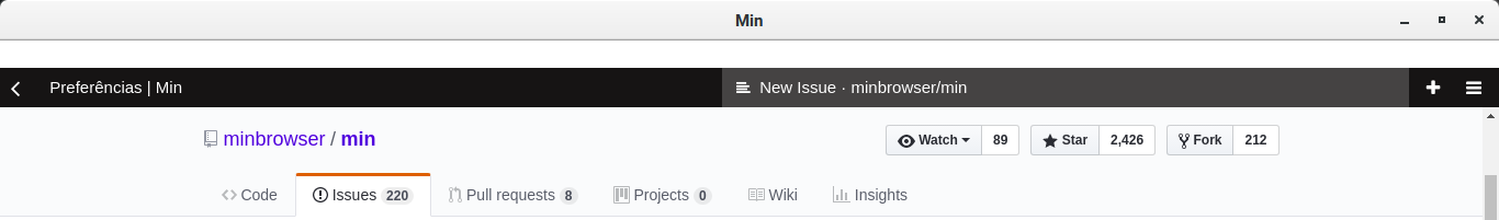 Bug on Menu Bar · Issue #545 · minbrowser/min · GitHub