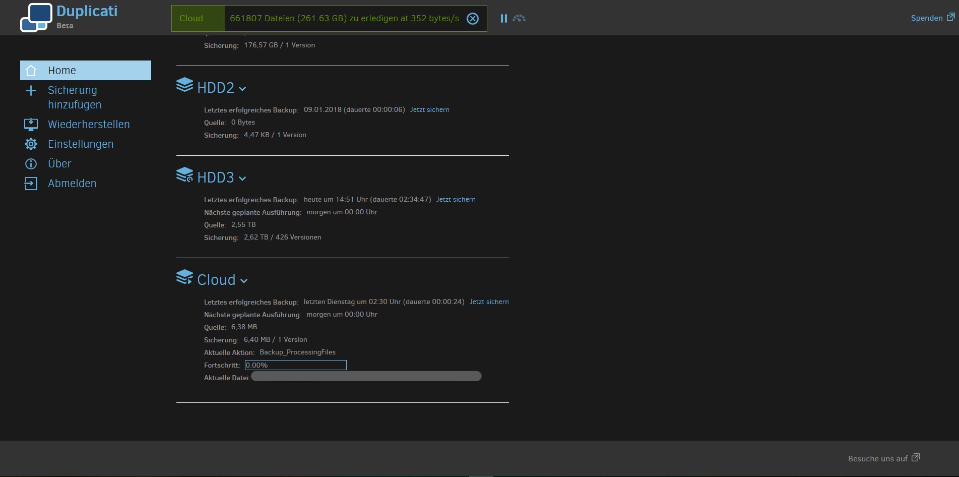 Backup via WebDAV freezes completely · Issue #3686 · duplicati/duplicati · GitHub