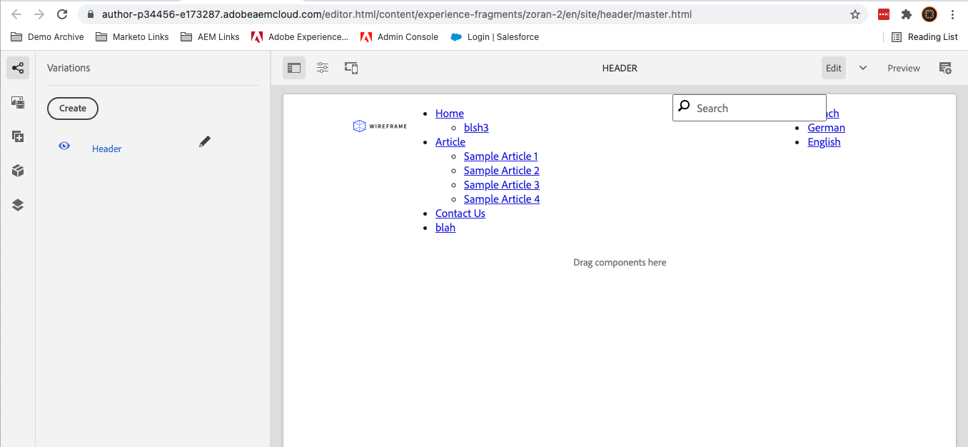 Experience Fragment Styling · Issue #54 · adobe/aem-site-template-standard · GitHub