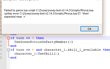 I can't understand why the lua isn't working. · Issue #877 · Masuzu/ZooeyBot · GitHub