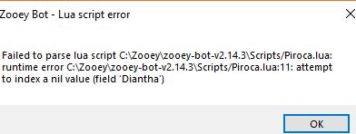 Problems with lua script. · Issue #880 · Masuzu/ZooeyBot · GitHub