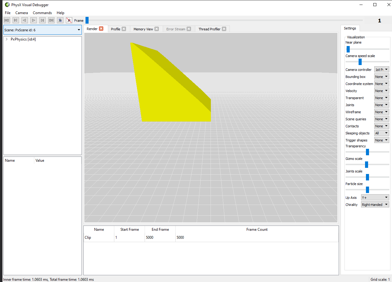 PhysX bug? Spontaneous rotation of the convex hull. · Issue #287 ...