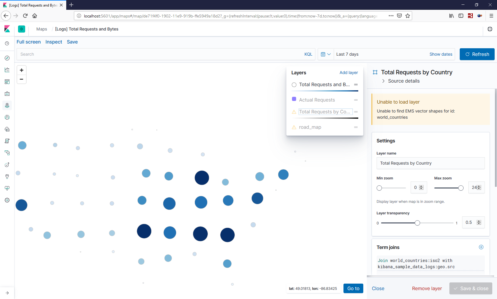 [Maps] [Kibana 6.7/7.0] Default EMS tile configurations and vector ...
