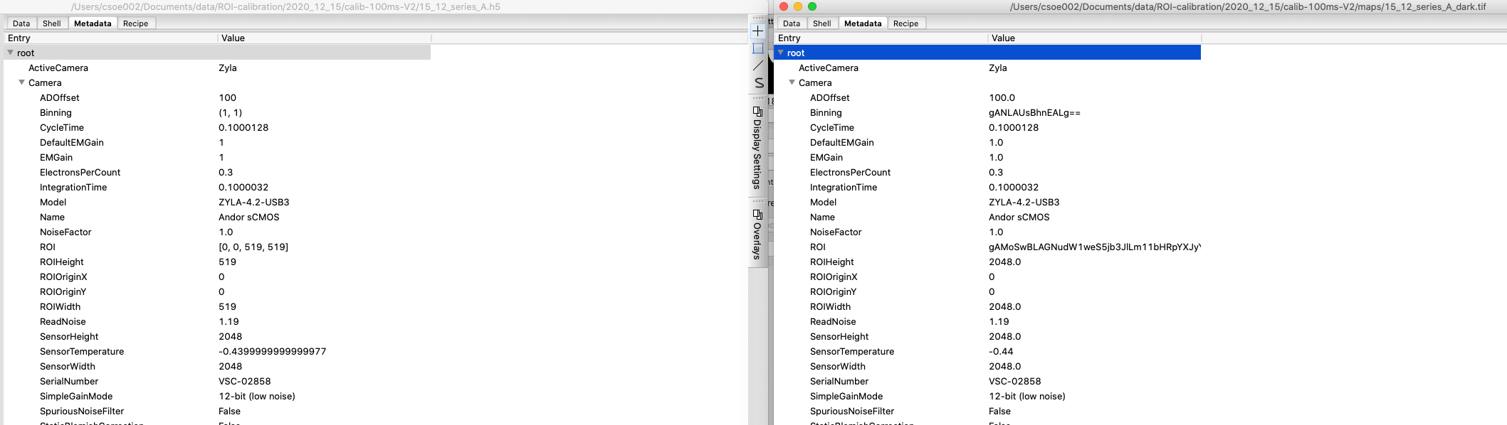 [ENHANCEMENT] Easier camera map acquisition and processing - ROI indexing conventions? · Issue ...