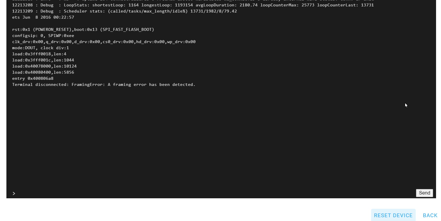 Commands Sent To The Console Not Sent To The Esp · Issue 96 · Esphomeesp Web Tools · Github