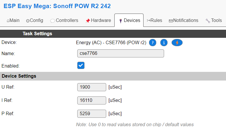 Sonoff POW R2 is not sending data. mega-20221105 · Issue #4424 · letscontrolit/ESPEasy · GitHub