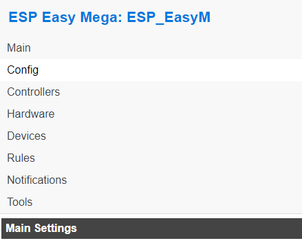 Webinterface: Missing menu-items · Issue #1021 · letscontrolit/ESPEasy · GitHub