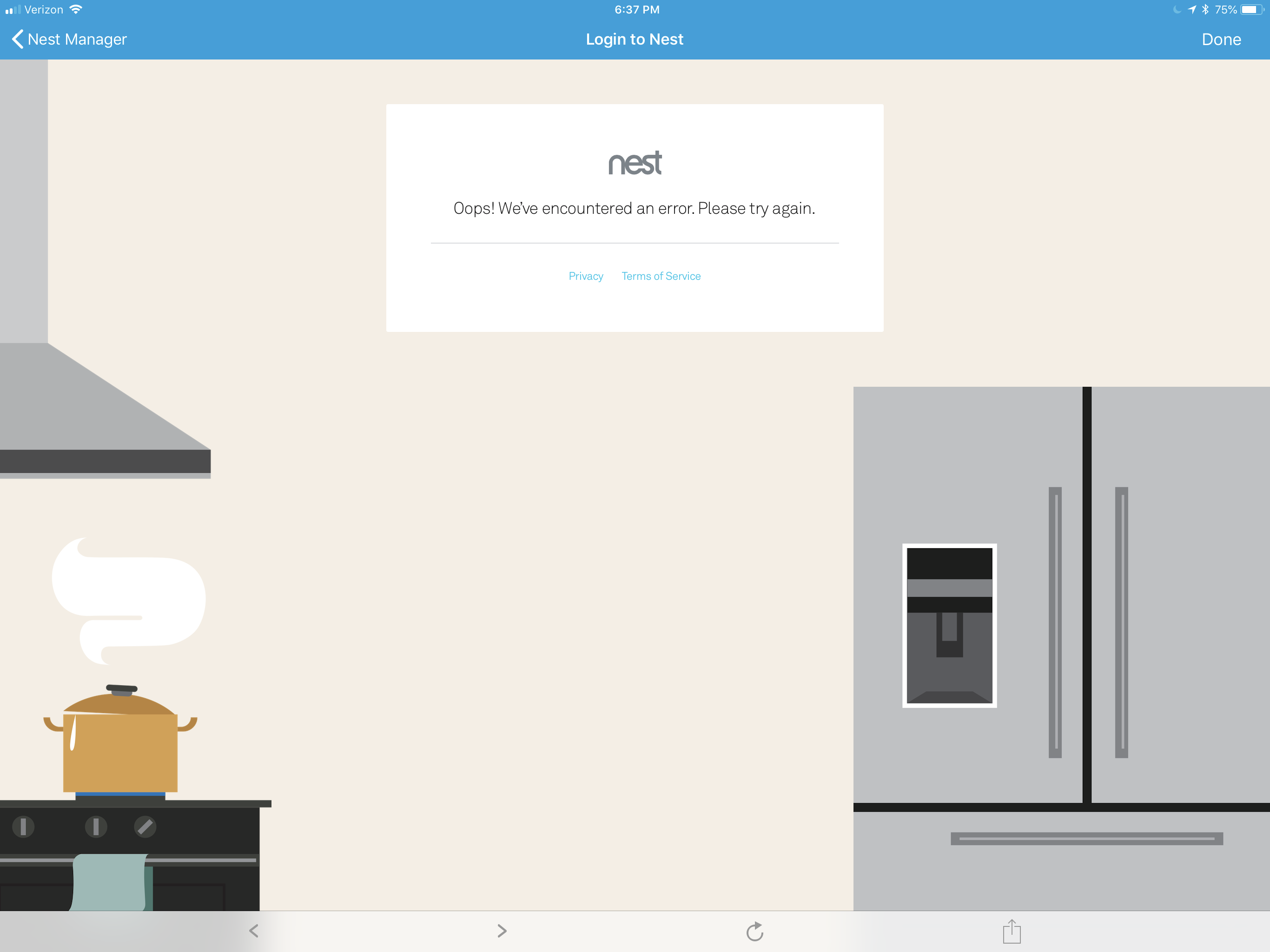 "Oops! We've encountered an error. Please try again." · Issue #555 · tonesto7/nest-manager · GitHub