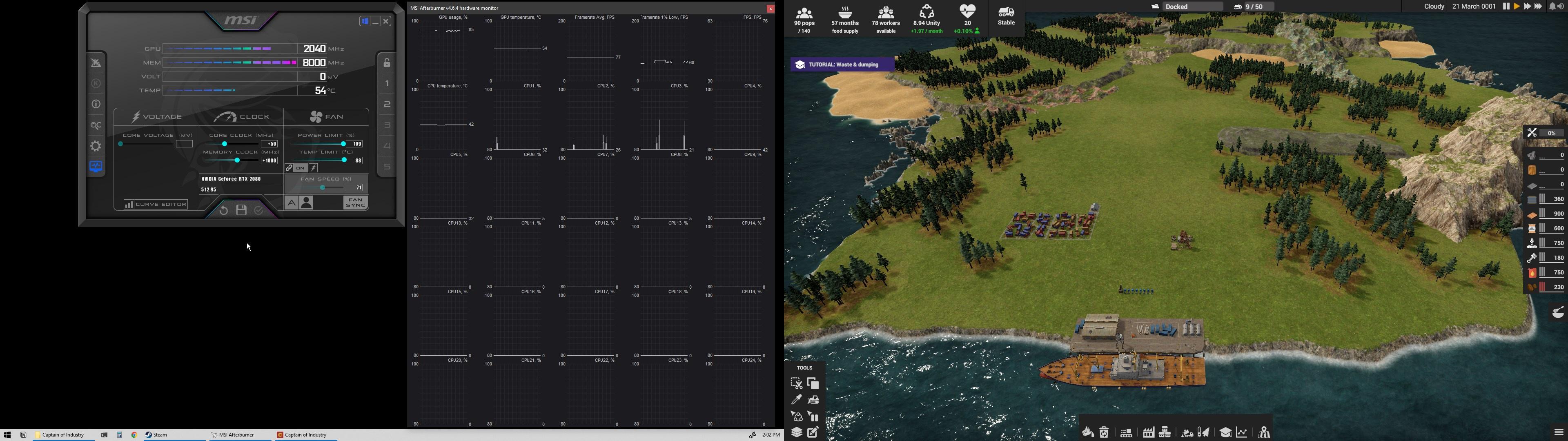 Low Framerate \ Frametime · Issue #213 · MaFi-Games/Captain-of-Industry ...