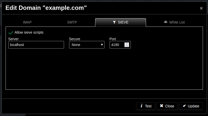quick install Sieve from admin panel/Default setup · Issue #476 · the-djmaze/snappymail · GitHub