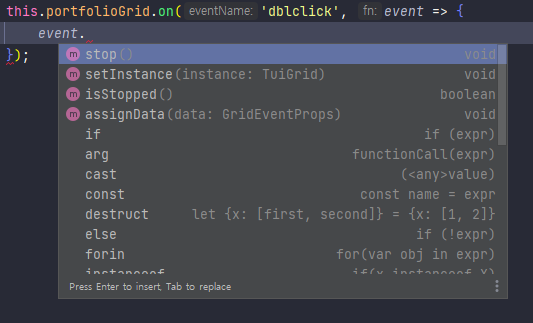 The event interface is not the same as the docs · Issue #1460 · nhn/tui ...