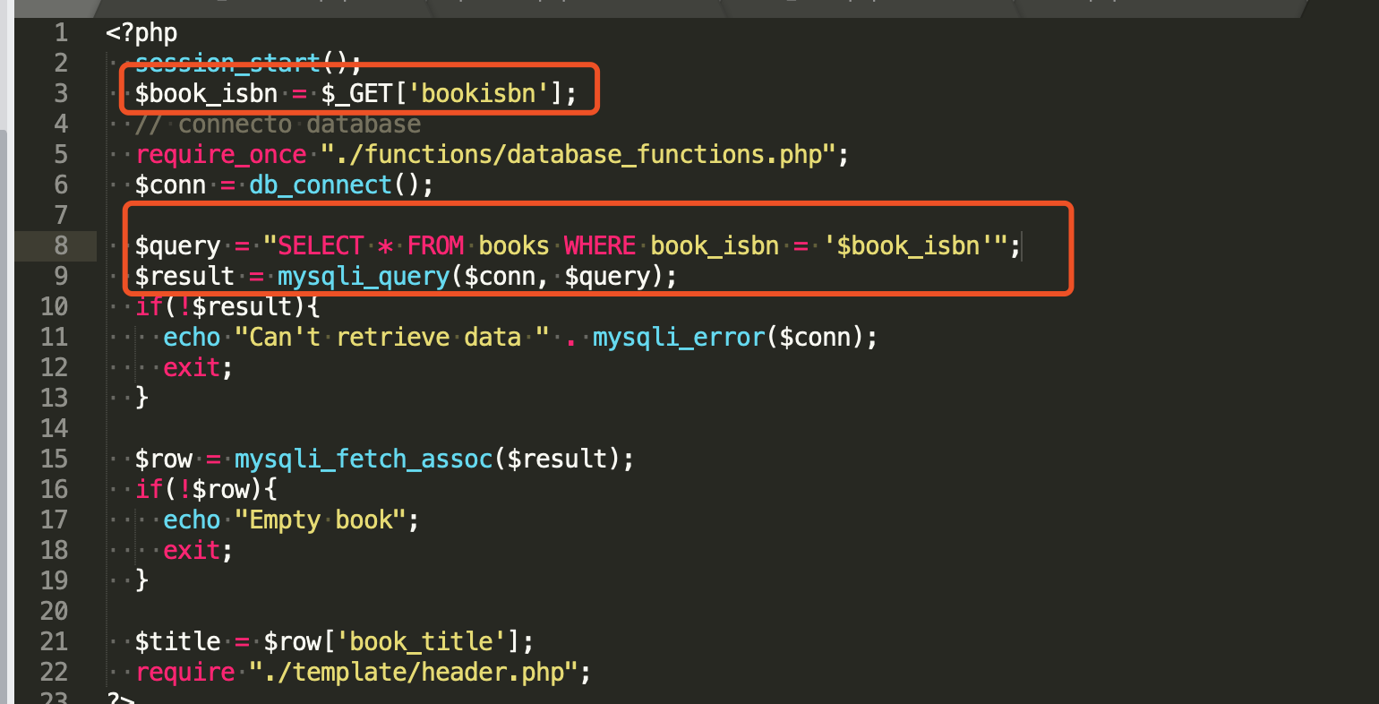 there is a sql injection vulnerability in book.php parameter "bookisbn" · Issue #11 ...