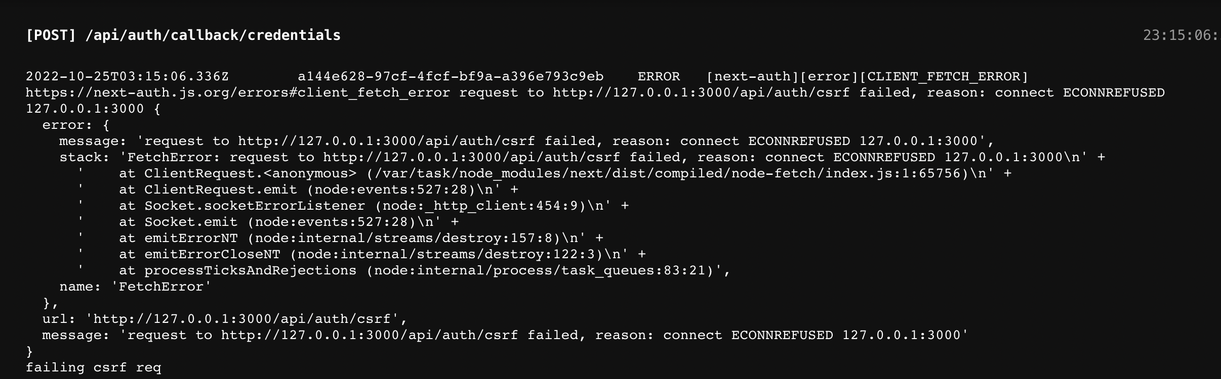 Error with csrf credentials *only* in production · Issue #5643 · nextauthjs/next-auth · GitHub