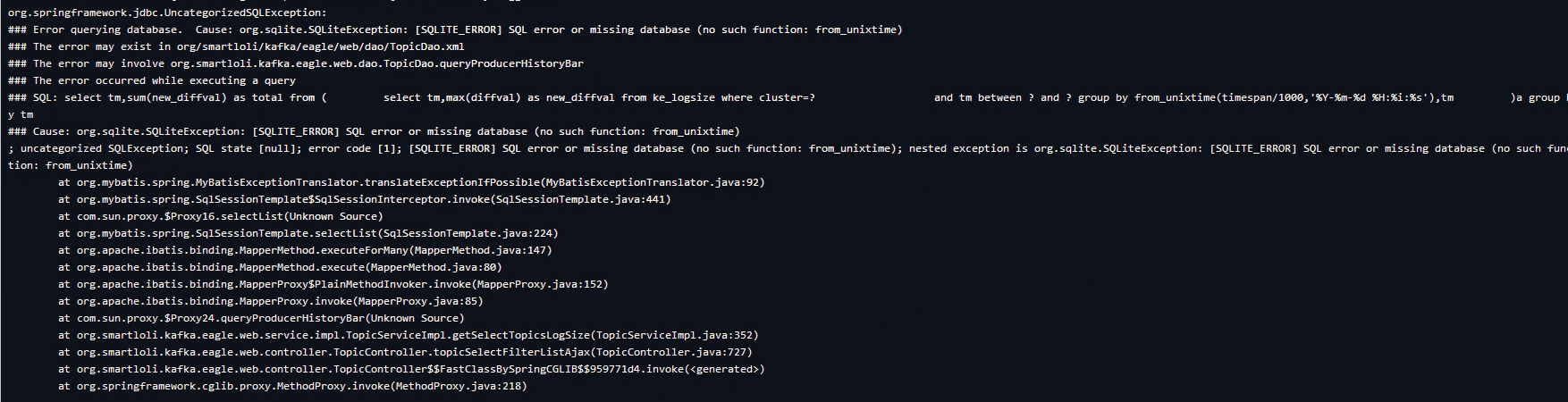 2.1.0版本 bscreen Producer Records For the last 7 Days不显示问题 · Issue #595 · smartloli/EFAK · GitHub