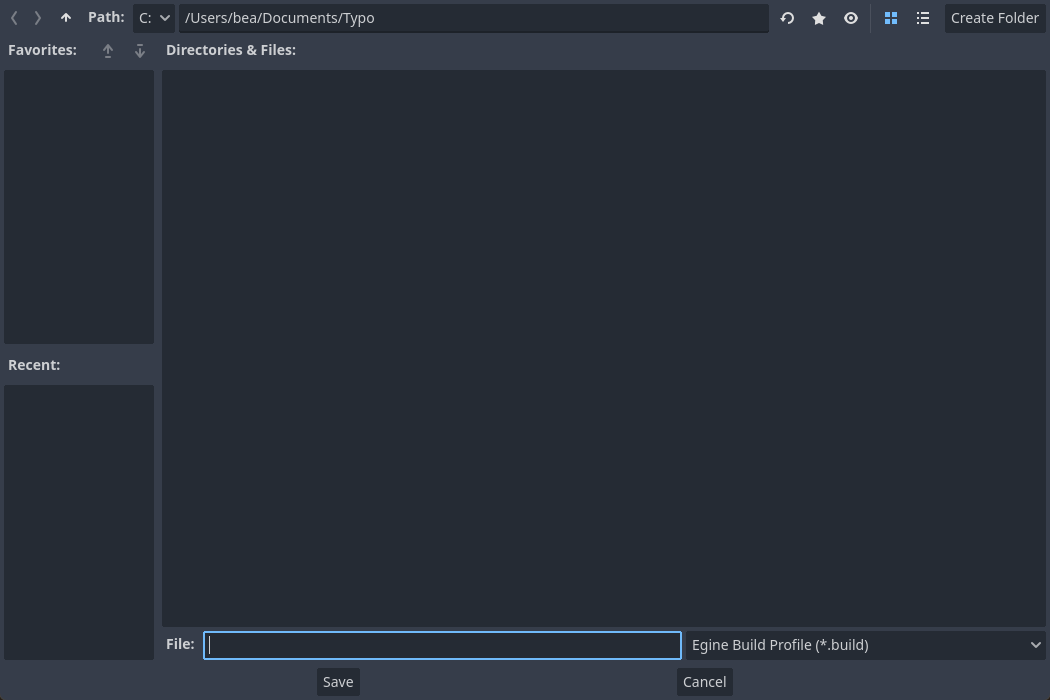 Typo in "Edit Build Configuration Profile" window (egine) · Issue #68112 · godotengine/godot ...