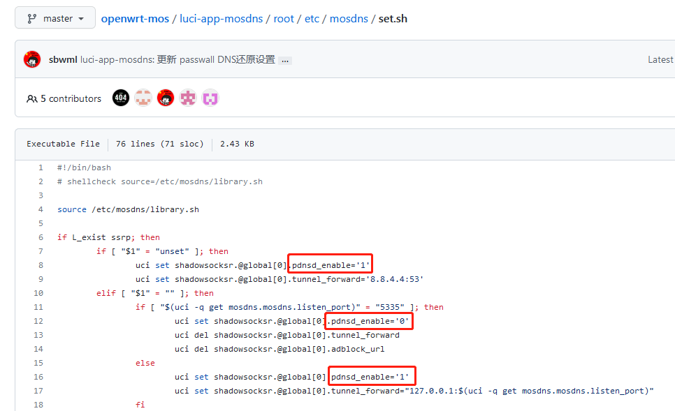上游SSRP+的DNS解析方式变更，DNS设置助手需要相应更改 · Issue #109 · QiuSimons/openwrt-mos · GitHub