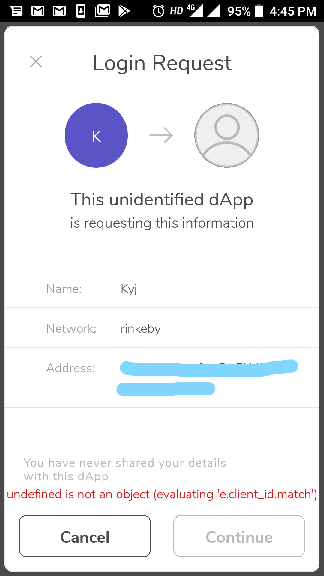 Integration Tutorial Not Working · Issue 141 · Uport Projectuport Connect · Github