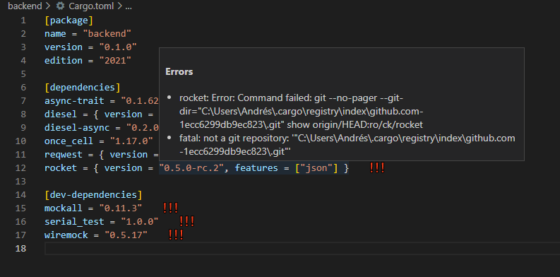 Always Getting Error From Git On Windows · Issue 184 · Serayuzgur Crates · Github