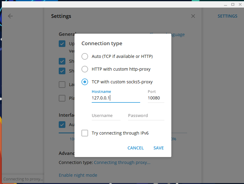 部分程序可通过ss代理上网，部分不行，全局代理也不能上网 · Issue #1759 · shadowsocks/shadowsocks-windows · GitHub