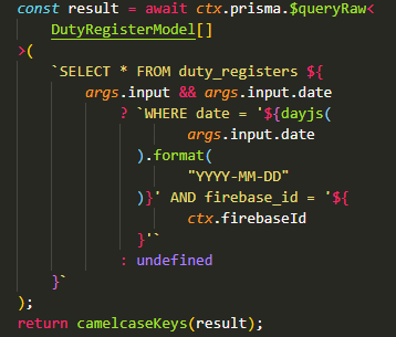 Prisma client generate wrong where condition in query · Issue #3987 · prisma/prisma · GitHub