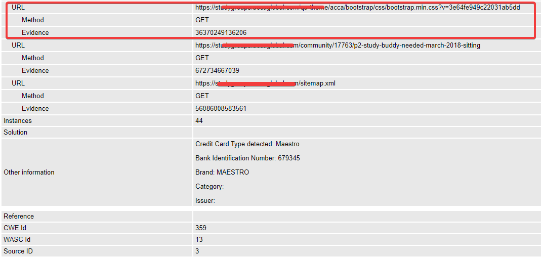 PII False-Positive · Issue #6288 · zaproxy/zaproxy · GitHub