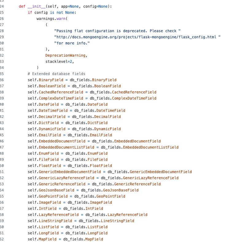 MongoEngine models Field missing · Issue #500 · MongoEngine/flask-mongoengine · GitHub