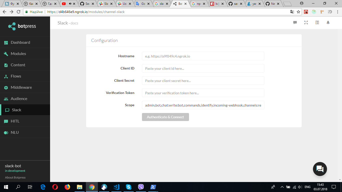 [Bug Slack] TypeError: configurator.saveAll is not a function · Issue #335 · botpress/v12 · GitHub