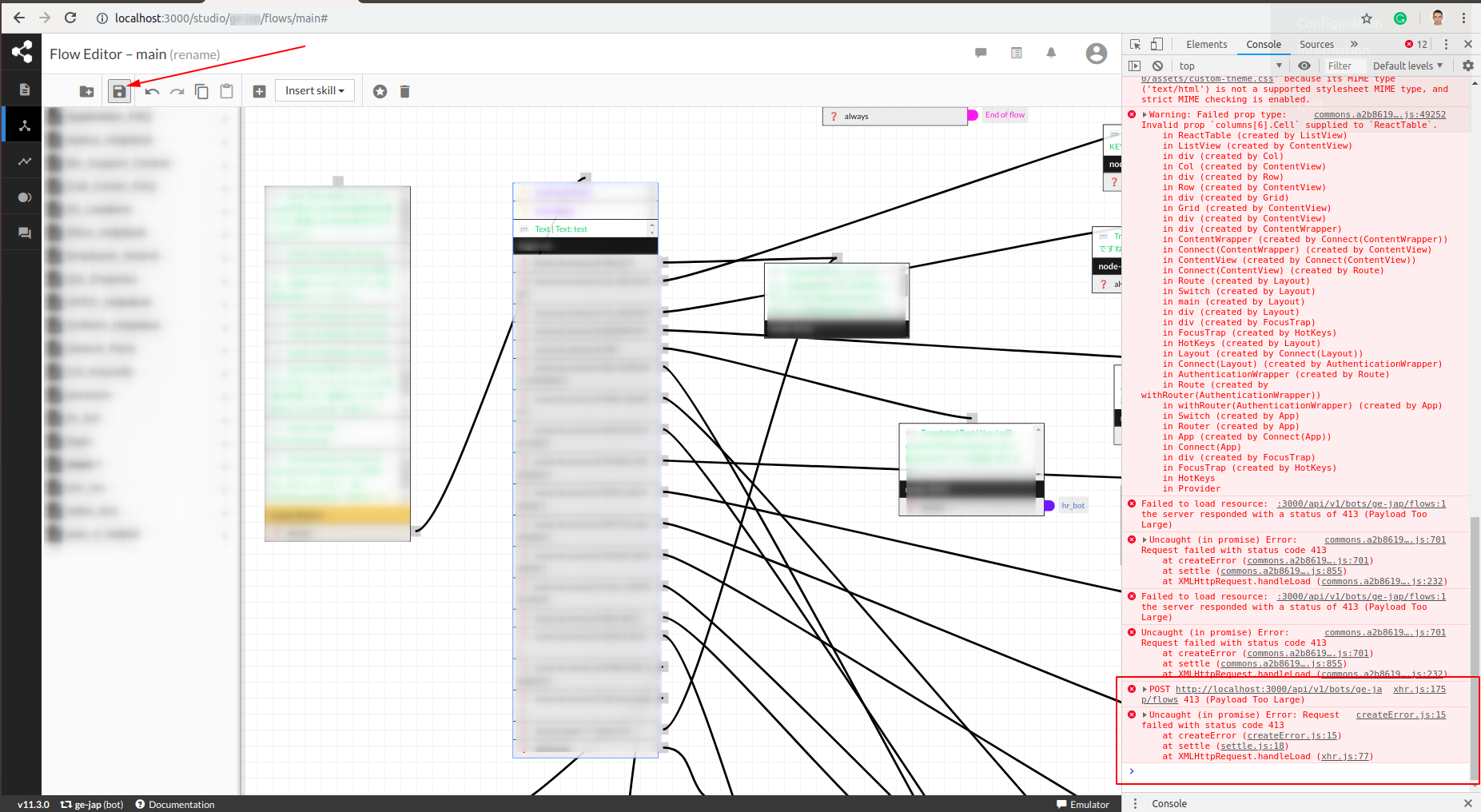 Can't save changes in flow · Issue #577 · botpress/v12 · GitHub