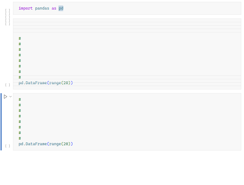 Overlapping cells when clearing long notebook after scrolling · Issue #12872 · microsoft/vscode ...