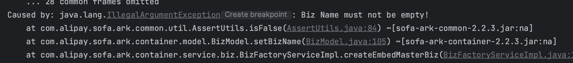 普通 SpringBoot 改造成基座报错 · Issue #109 · sofastack/sofa-serverless · GitHub