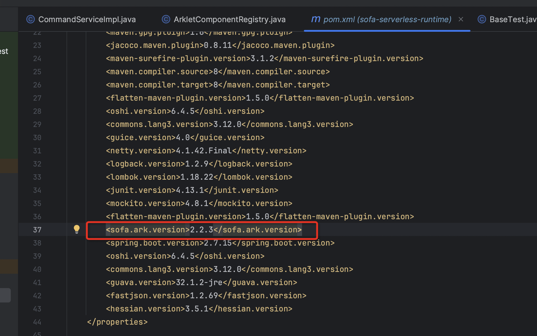 当前依赖还无法统一管理，考虑设计 Bom 做统一包管理 · Issue 186 · Sofastack Sofa Serverless · Github