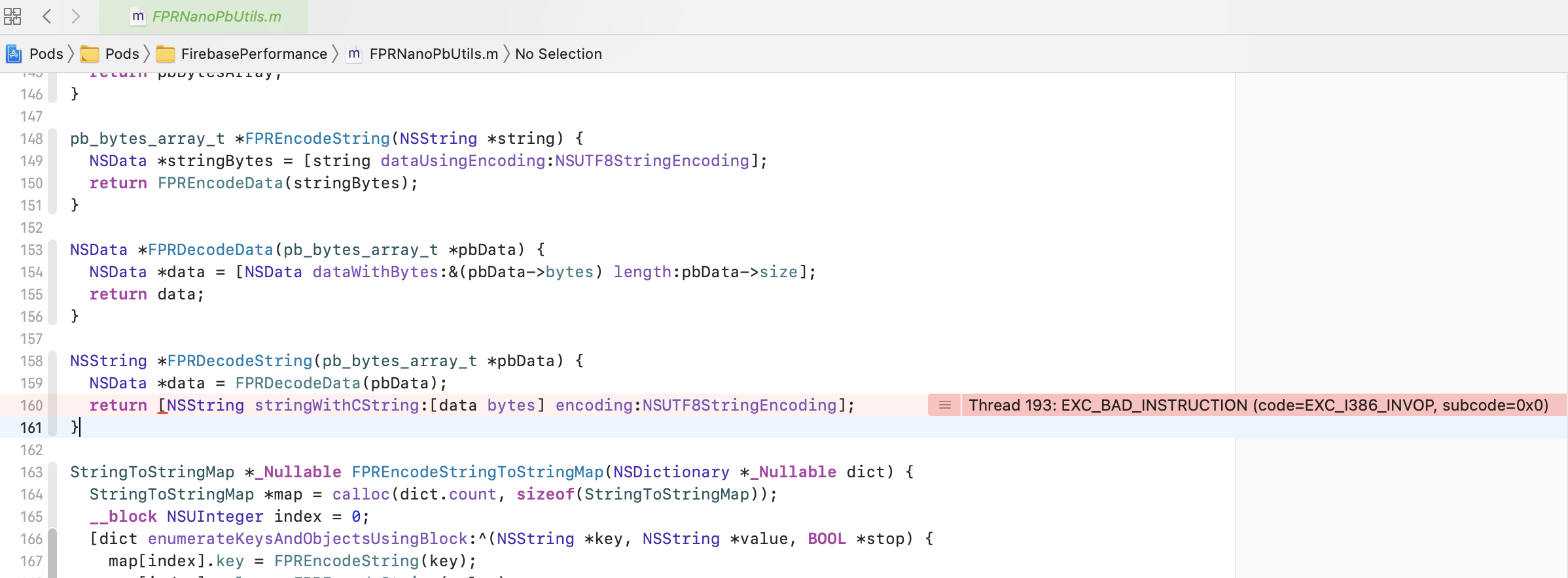 FPRSessionDetails: Attempted to dereference garbage pointer · Issue #8691 · firebase/firebase ...