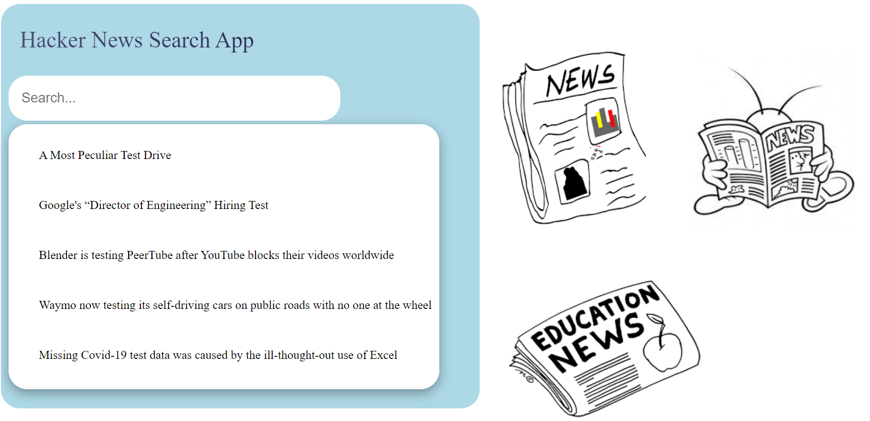 GitHub - aksht7/HackerAPI_News_App: Created with CodeSandbox