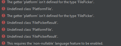 The plugins `file_picker, geocoder, google_map_location_picker` use a deprecated version of the ...