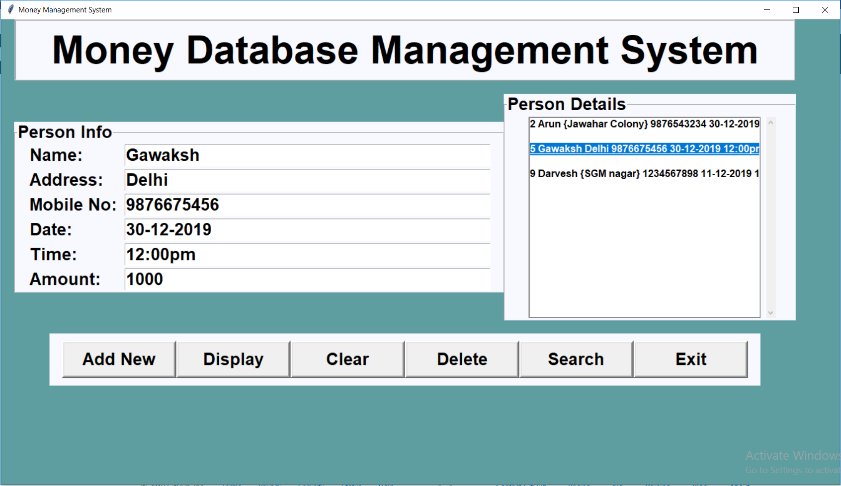 GitHub - ashketchum98/MoneyManagementSystem: A Simple GUI application ...