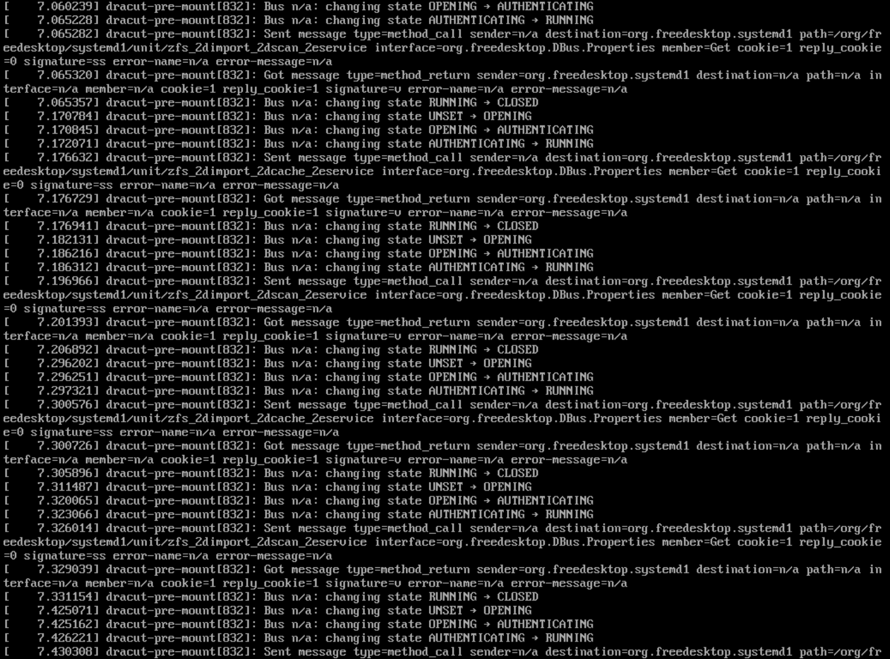RHEL 8.5 Root on ZFS unable to boot · Issue #282 · openzfs/openzfs-docs · GitHub