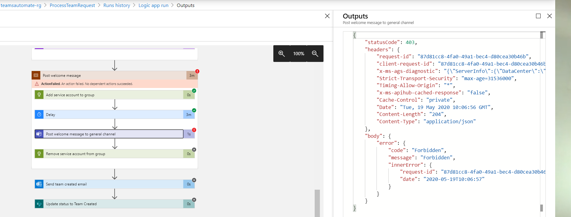 Logic App - Post welcome message part · Issue #26 · OfficeDev/microsoft ...