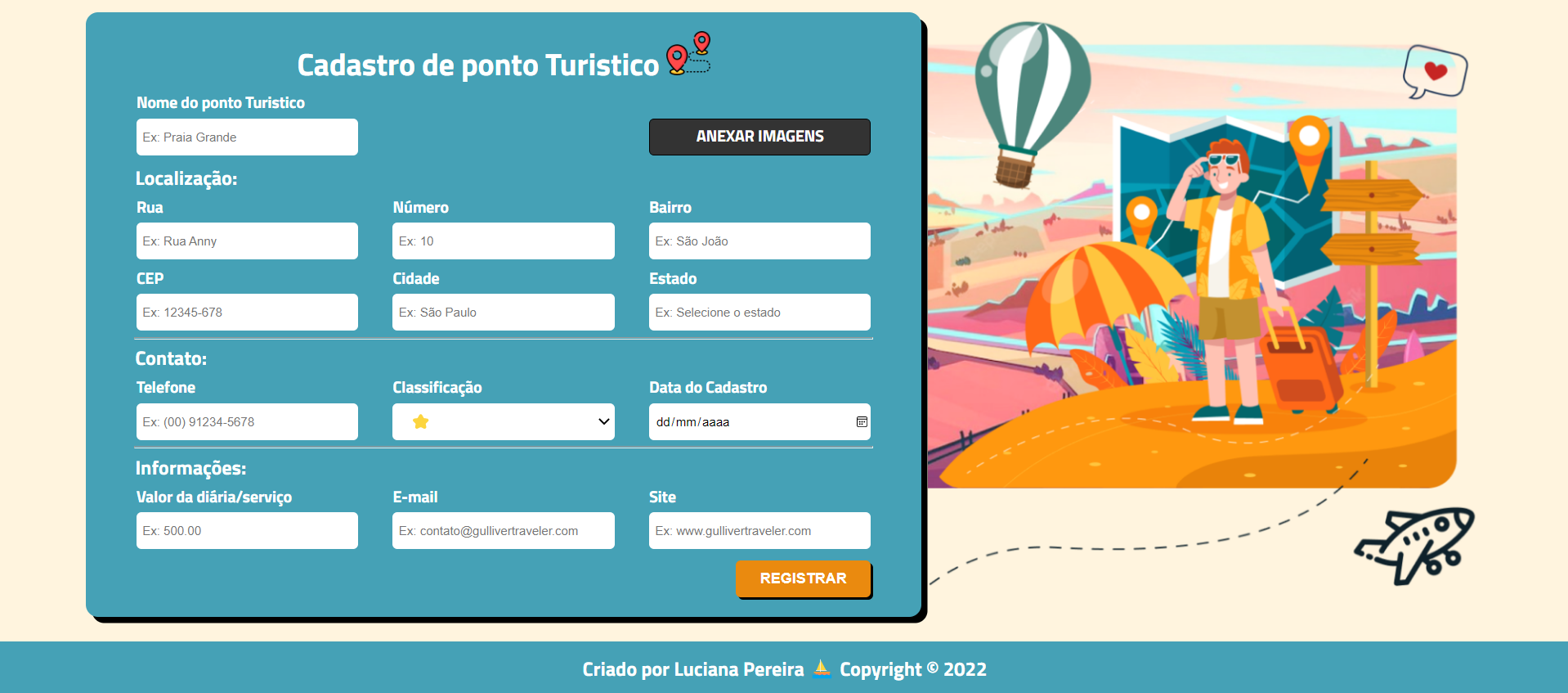 GitHub - luciana-pereira/gulliver_traveler_2022: Este projeto consiste em um web site de turismo ...