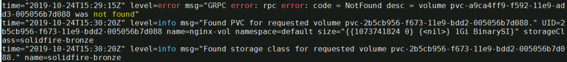 Trident 19.07 not assigning SolidFire Volumes created to an Access Group. · Issue #271 · NetApp ...