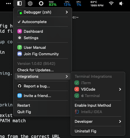 PATH contains ~/.local/bin and ~/.fig/bin: Path does not contain ...