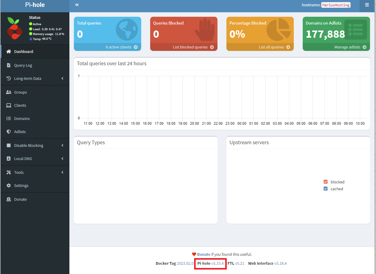 Latest Version Point To 5 15 4 Version Instead Of 5 15 5 · Issue 1318 · Pi Hole Docker Pi Hole